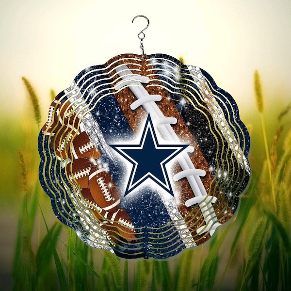 Dallas Cowboy Wind Spinner - Etsy
