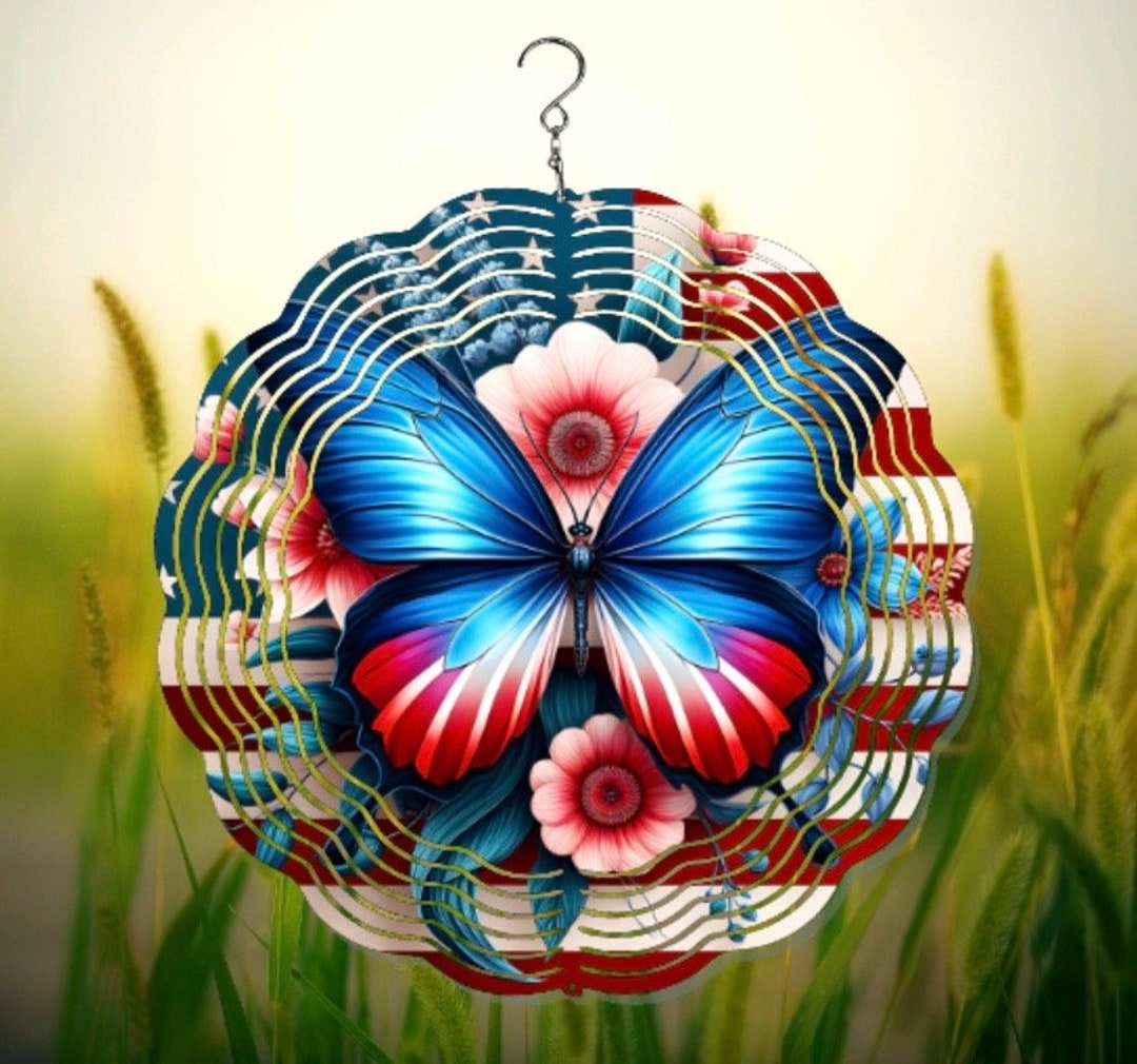 Butterfly Wind Spinner - Etsy