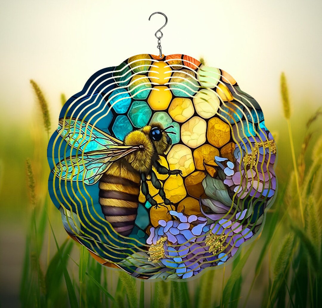 Bee Wind Spinner - Etsy