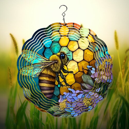 Bee Wind Spinner - Etsy