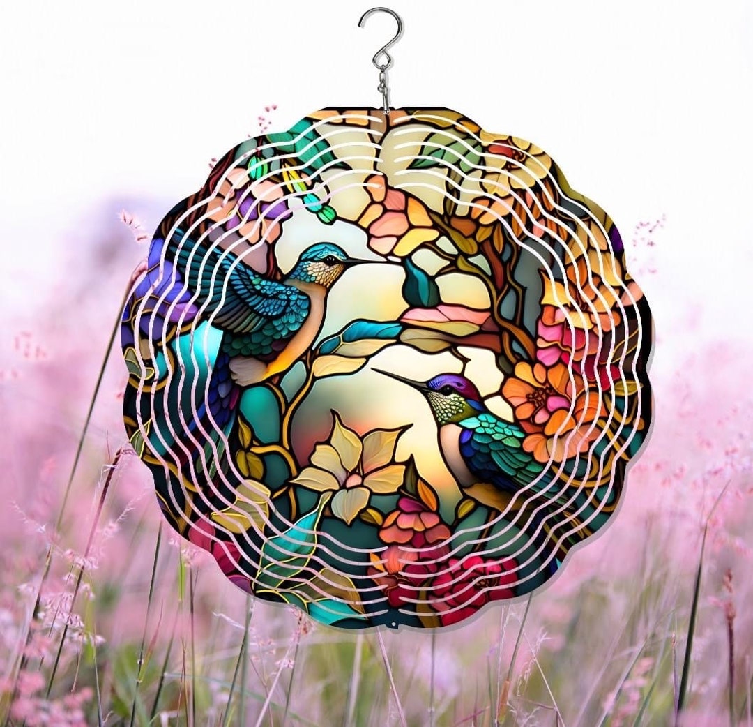 Hummingbird Wind Spinner - Etsy