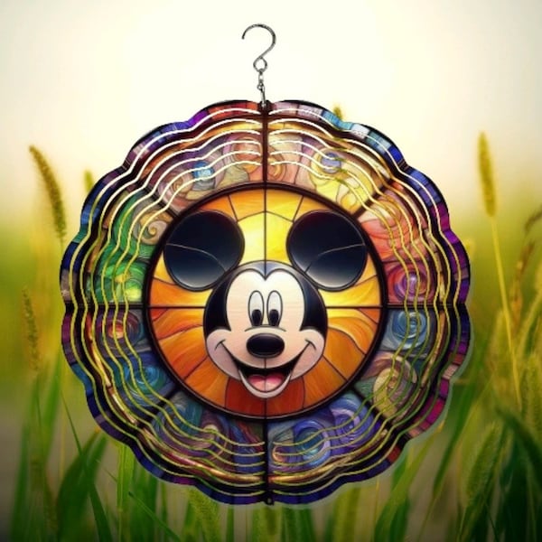 Mickey Mouse Wind Spinner Png - Etsy