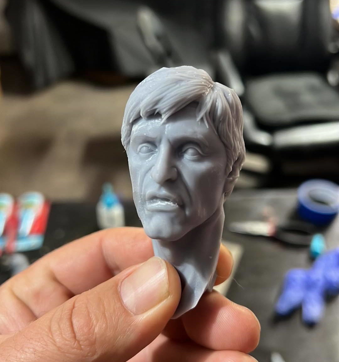 Scarface Tony Montana 3D STL File 3D Printer 3D Print Model - Etsy Denmark