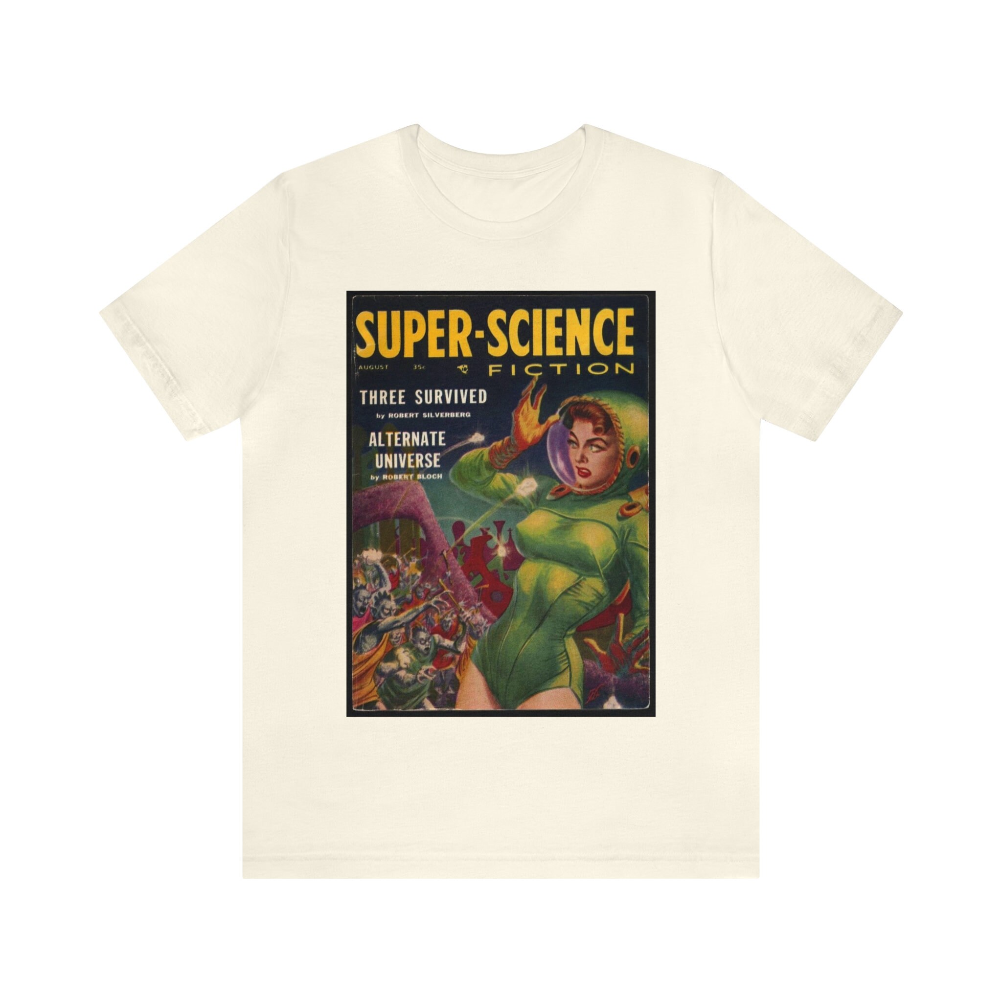 Super Science Fiction Pulp/ Sci-fi/ T-shirt/ Magazine Cover/ - Etsy