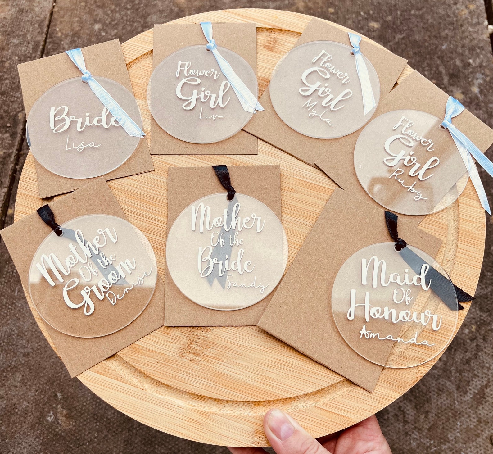 Perosnal Wedding Hanger Labels, Personalised Wedding, Personalised ...