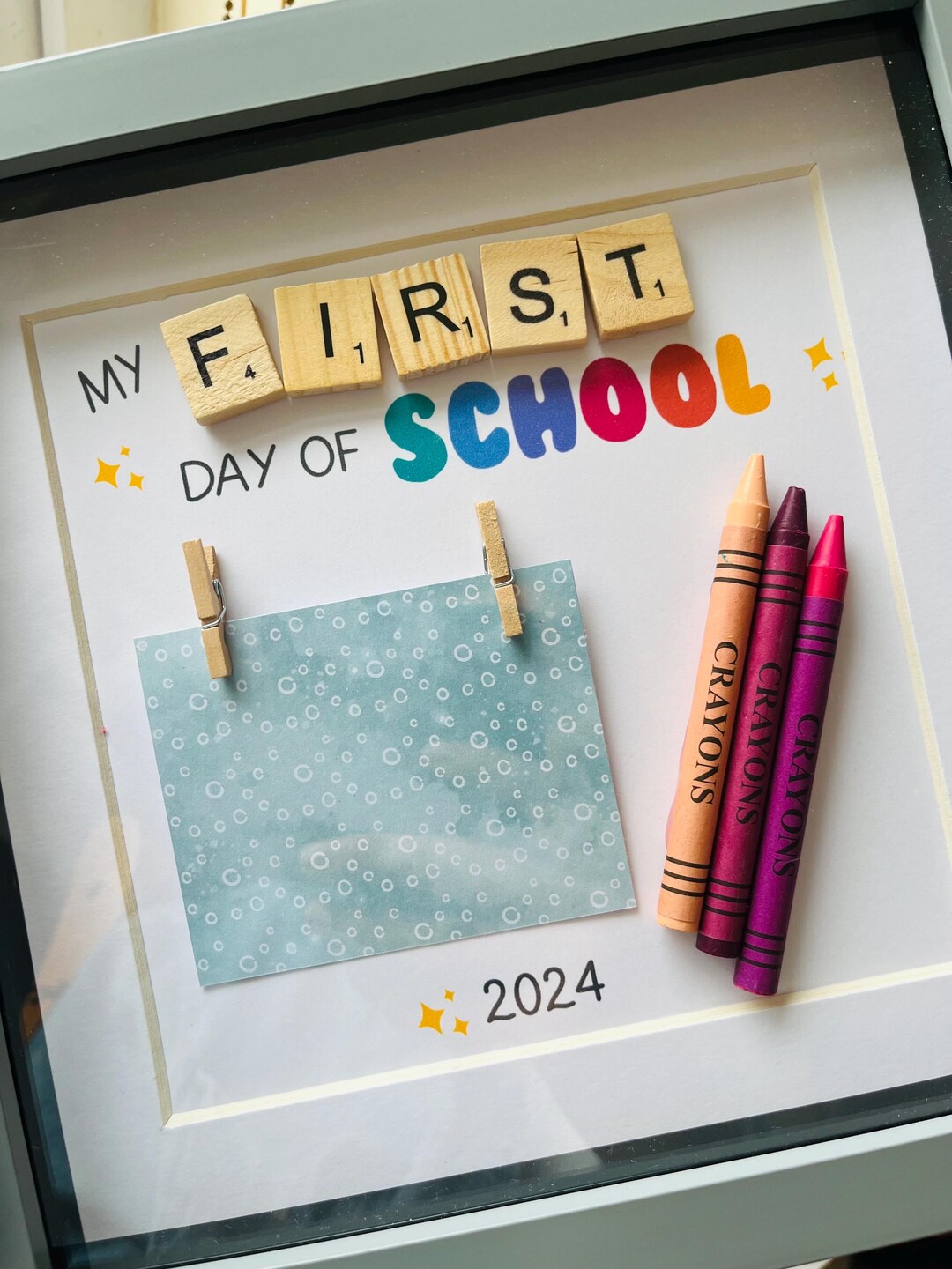 First Day of School Frame, First Day of School, Frames, Gifting ...