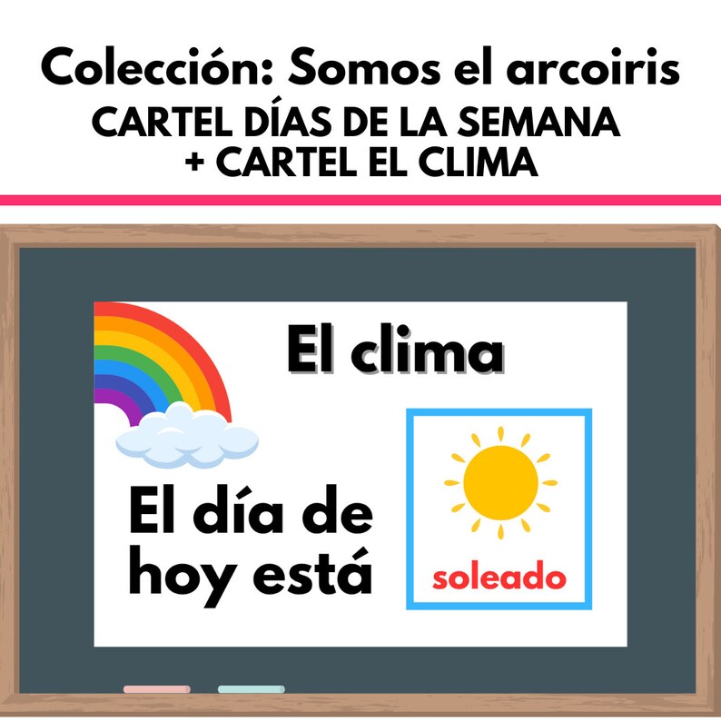 Climate Poster in Spanish - Etsy