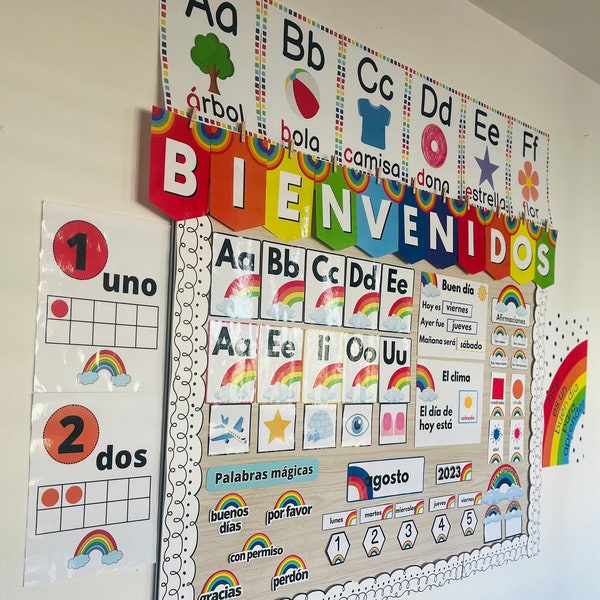Classroom in Spanish - Etsy