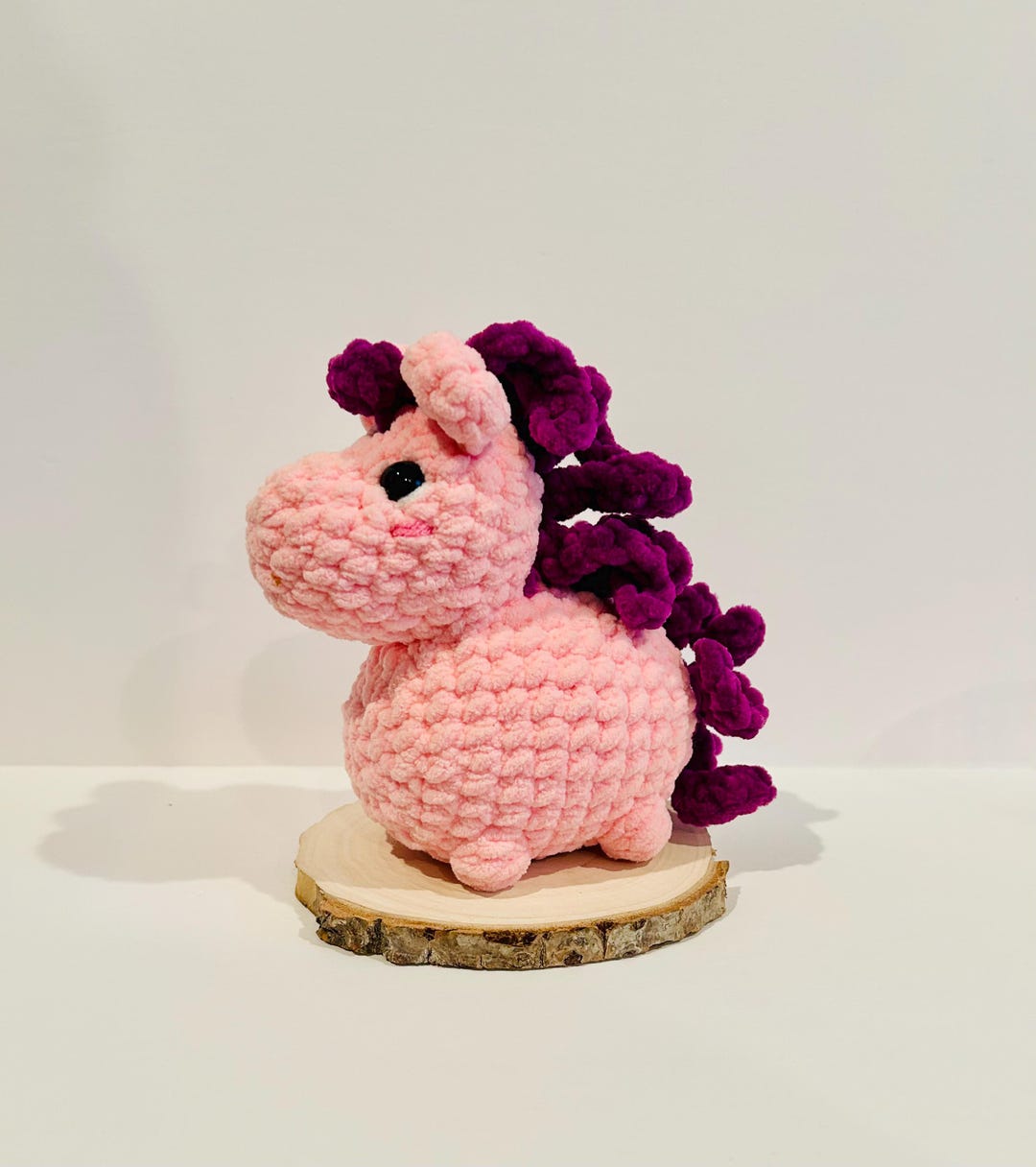 Bella the Pony, Crochet Baby Pony, Handmade Pony, Pink Pony, Crochet ...