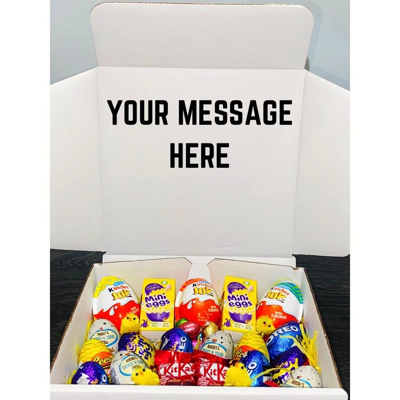 ULTIMATE EASTER Egg Chocolate Box! FREE Personalisation! Packed Full of ...