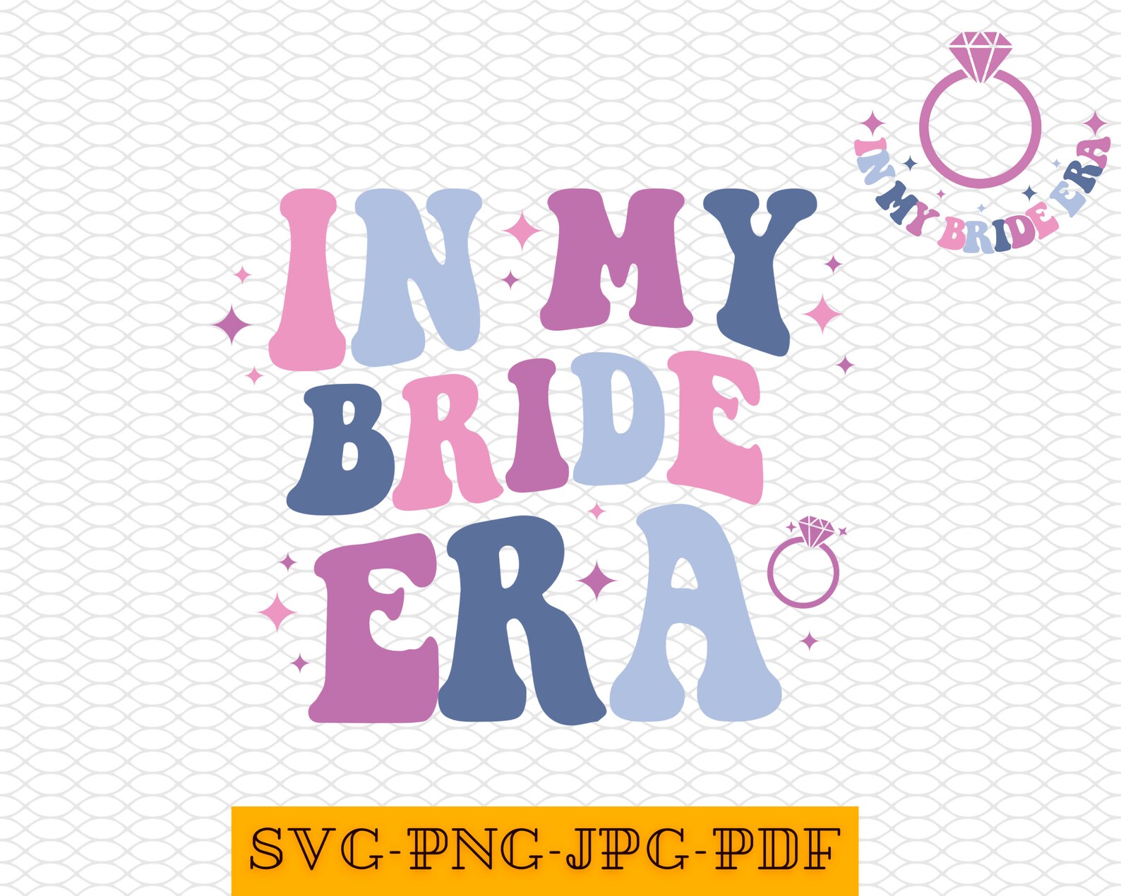 In My Bride Era SVG, Wed Gift, Bride Png, Getting Married Png, in My ...