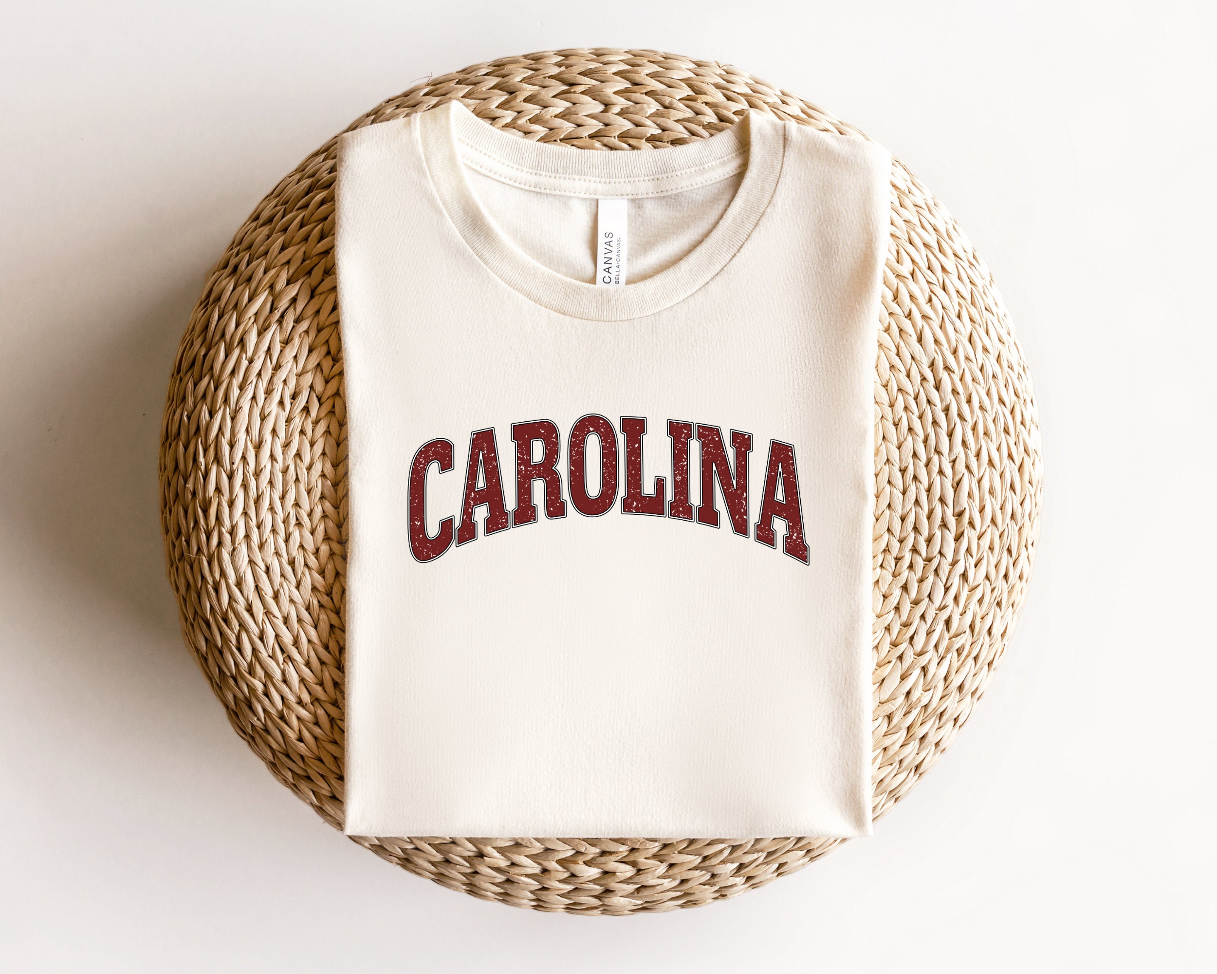 Carolina Distressed Text SVG: Cricut Cut File (digital Download) - Etsy