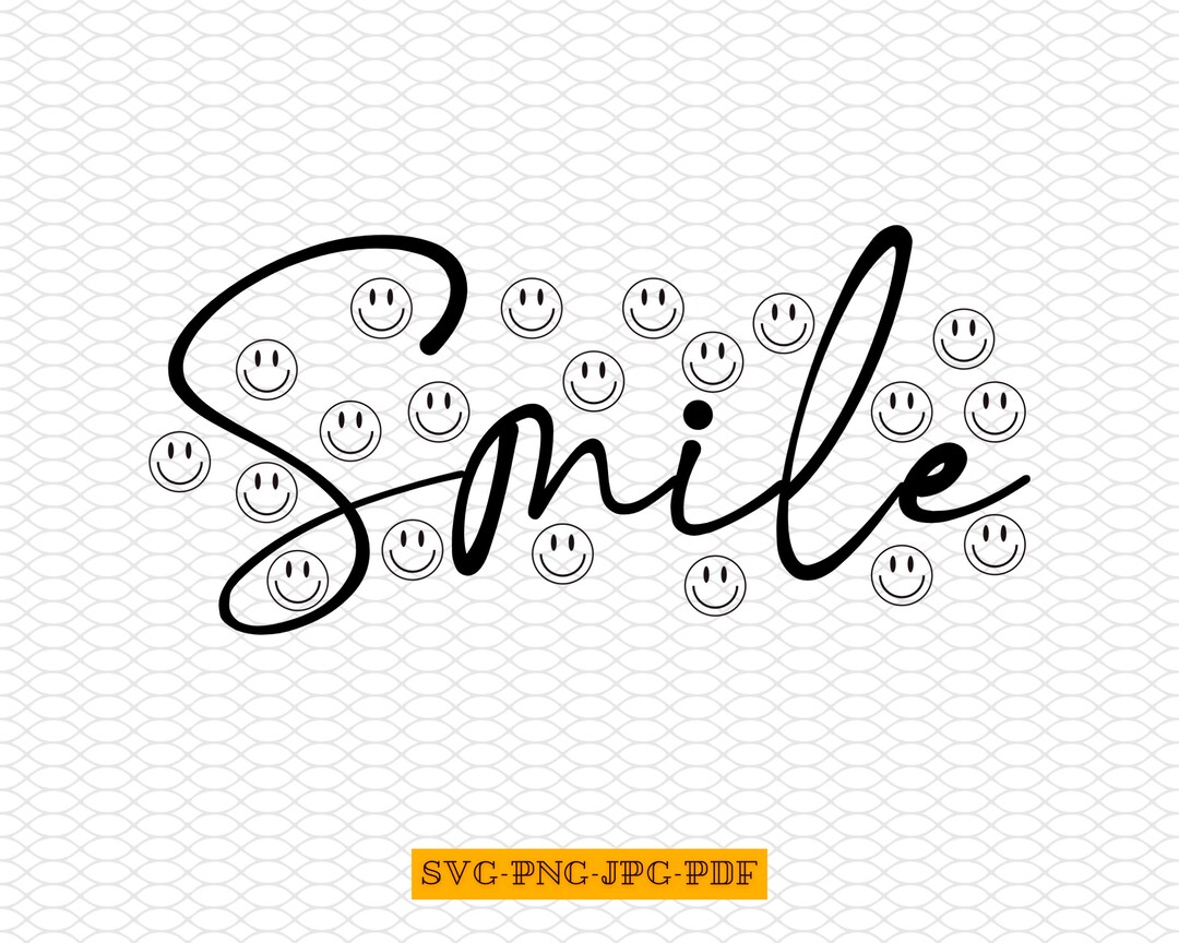 Smile Svg, Smile Png, Smiley Face Svg, Happy Face Svg, Happy Face Png ...