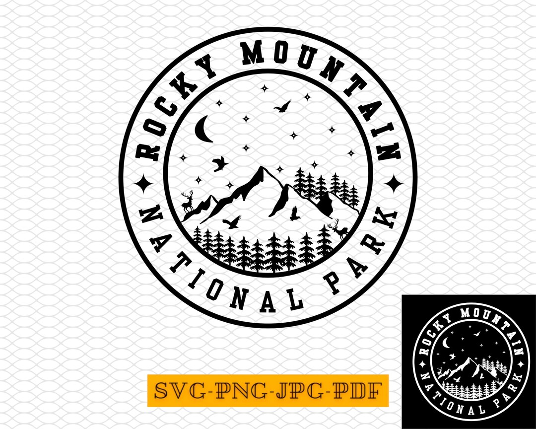 Rocky Mountain National Park SVG, Rocky Mountain National Park PNG ...