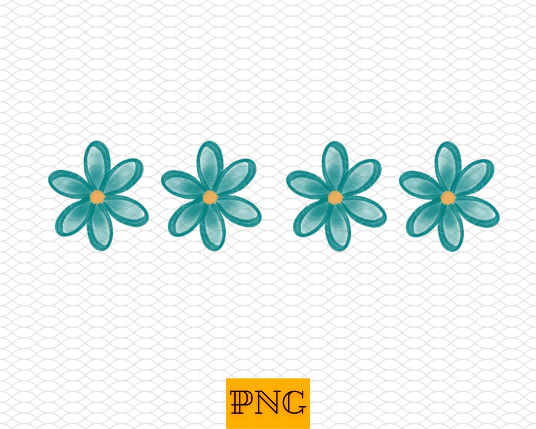 Daisy PNG, Blue Daisy PNG, Daisy Flower PNG, Watercolor Daisy Png ...