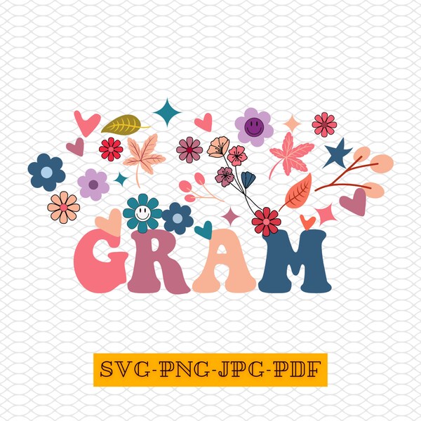 Gram Svg - Etsy