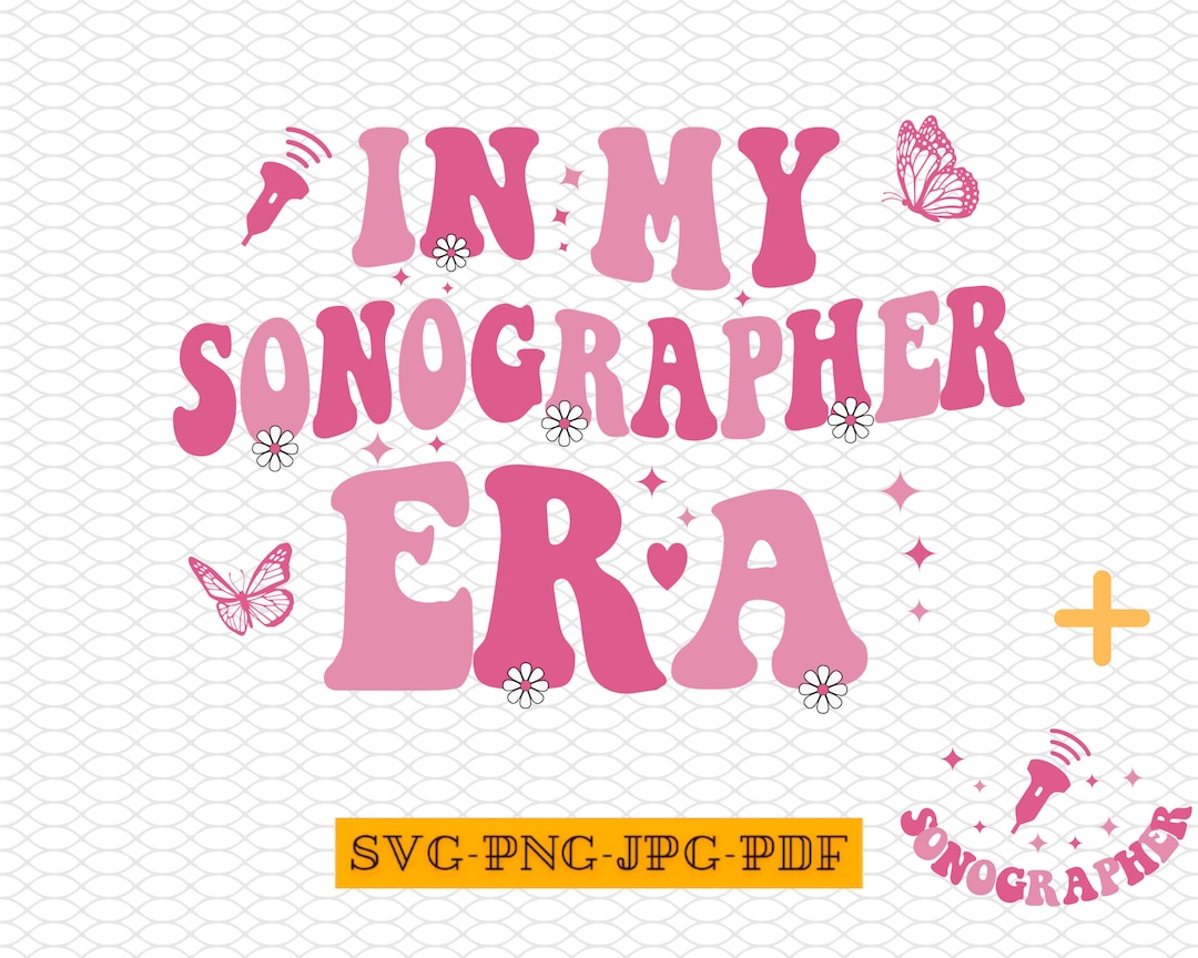 Sonographer Era SVG: Retro Design (digital Download) - Etsy