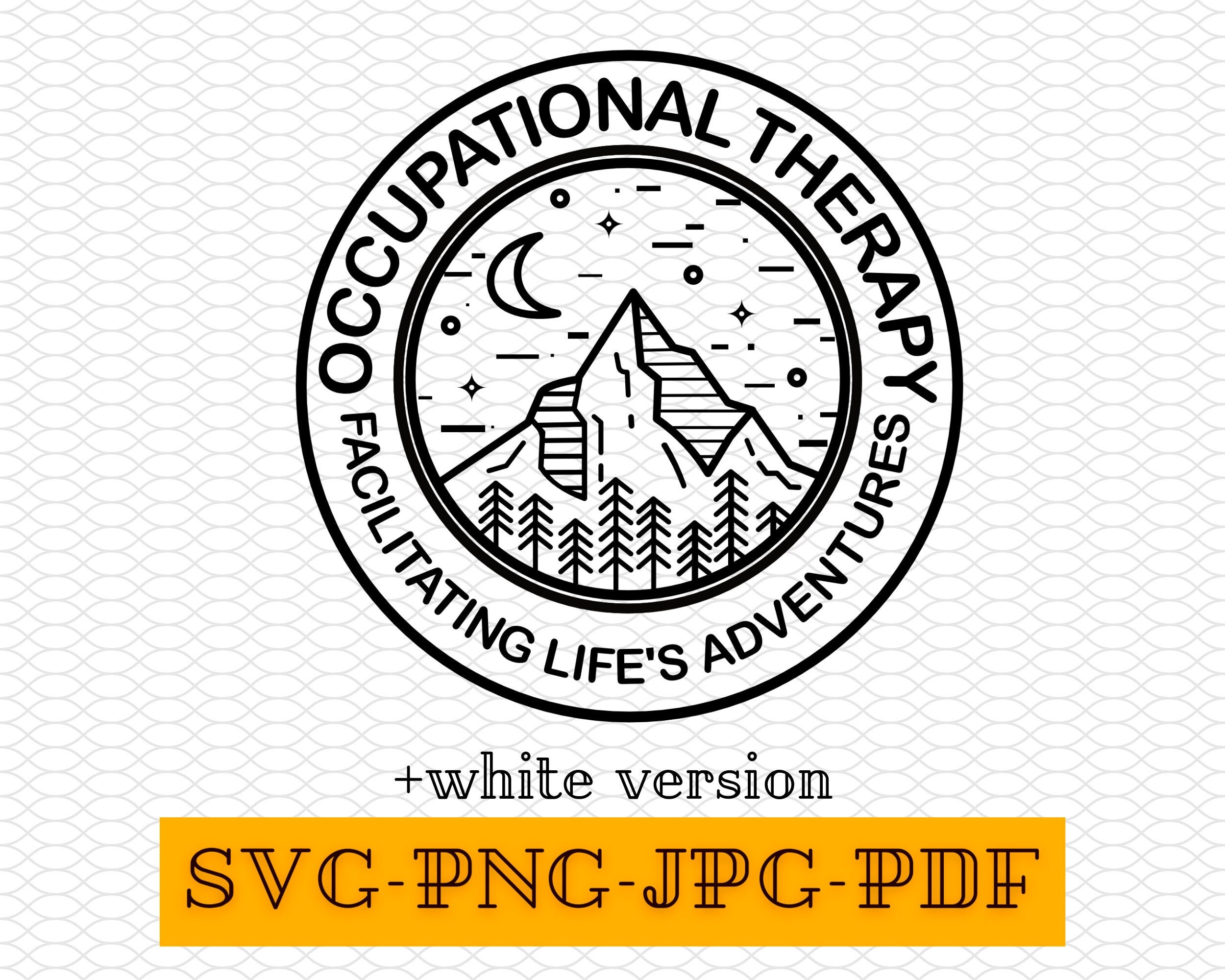 Occupational Therapy SVG OT Svg Health Care Svg Cut File - Etsy