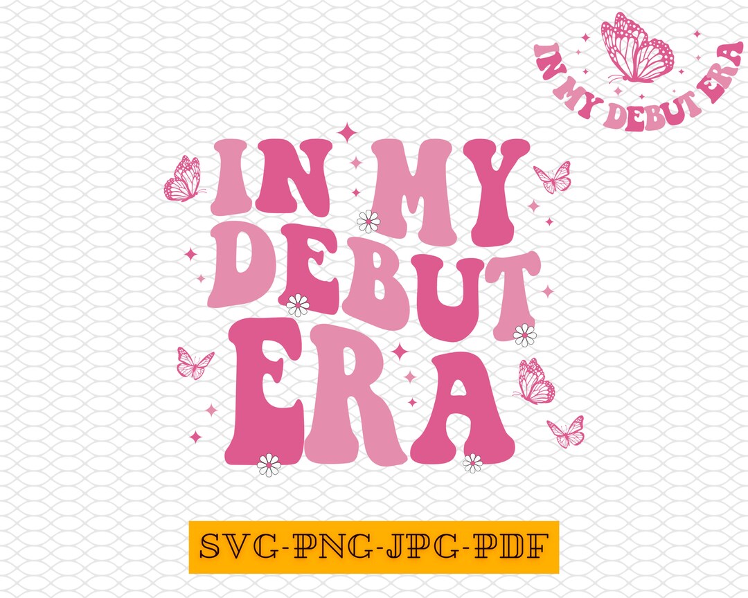 In My Debut Era Svg, Baby Onesie Svg, in My Debut Era Png - Etsy