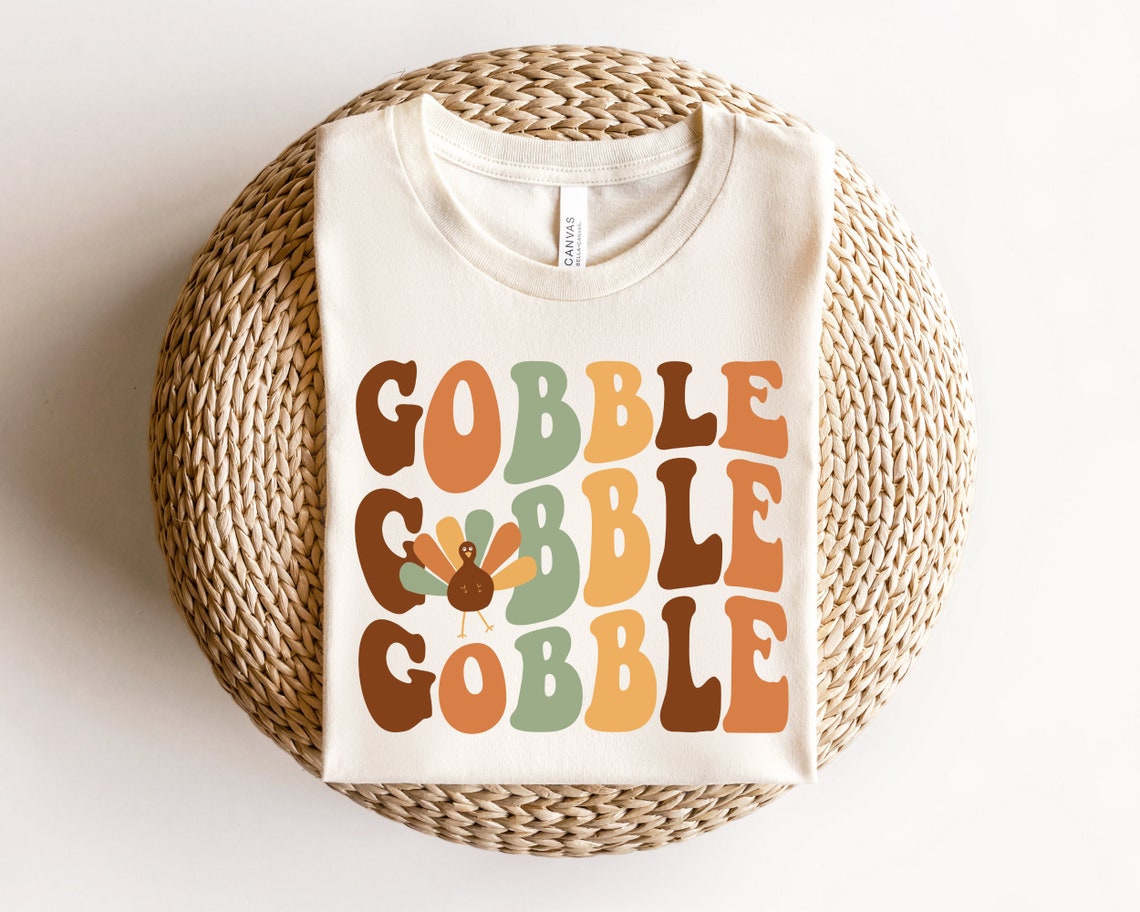 Thanksgiving Gobble SVG PNG, Turkey Svg, Family Sweatshirt Svg Png ...