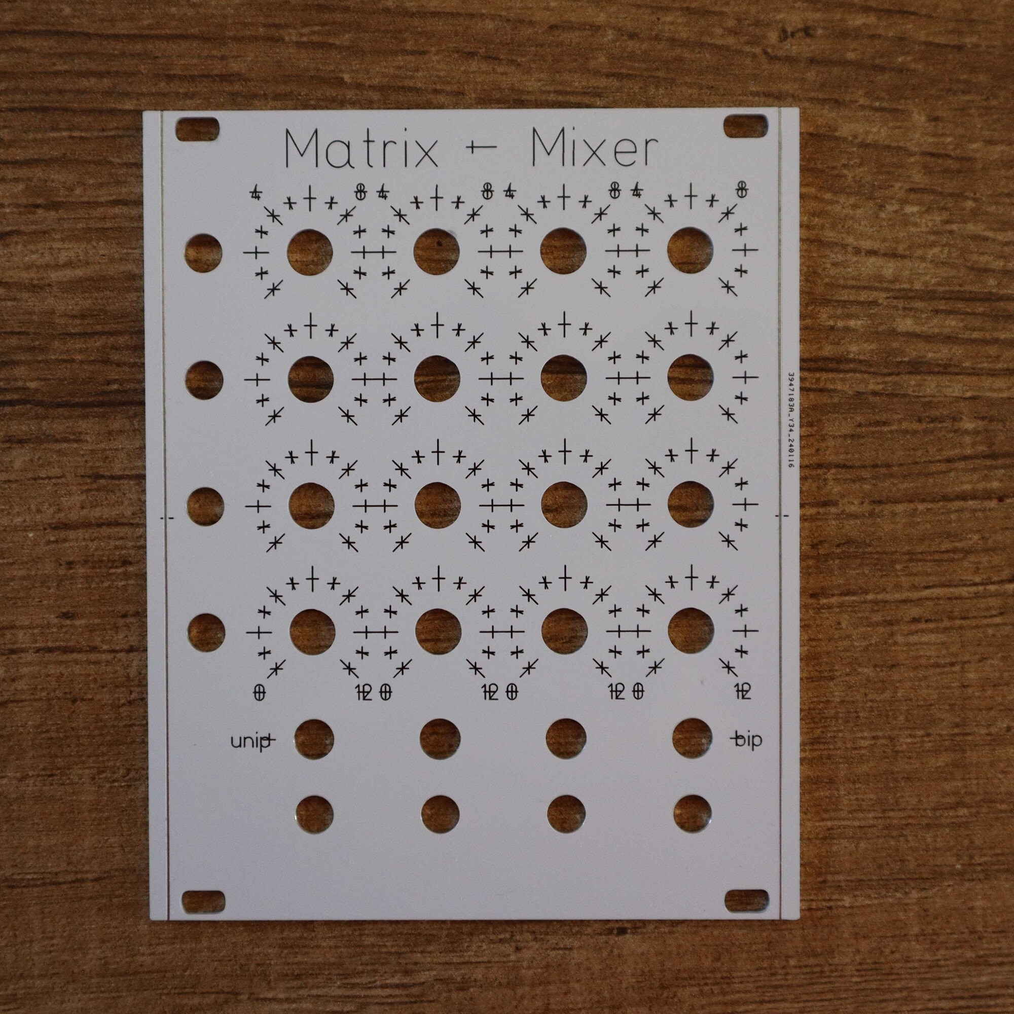 Matrix Mixer 4x4 Front Panel PCB Eurorack Module Synth DIY - Etsy