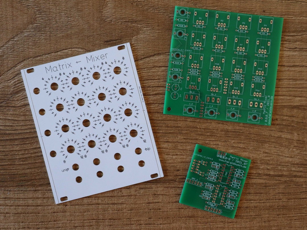 Matrix Mixer 4x4 Front Panel PCB Eurorack Module Synth DIY - Etsy