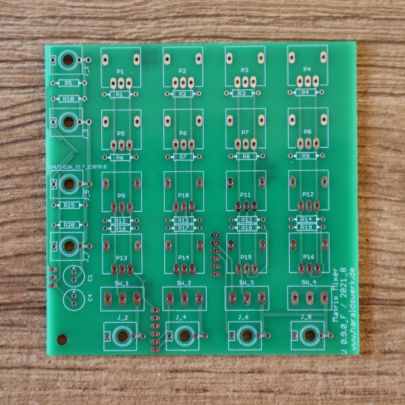 Matrix Mixer 4x4 Front Panel PCB Eurorack Module Synth DIY - Etsy