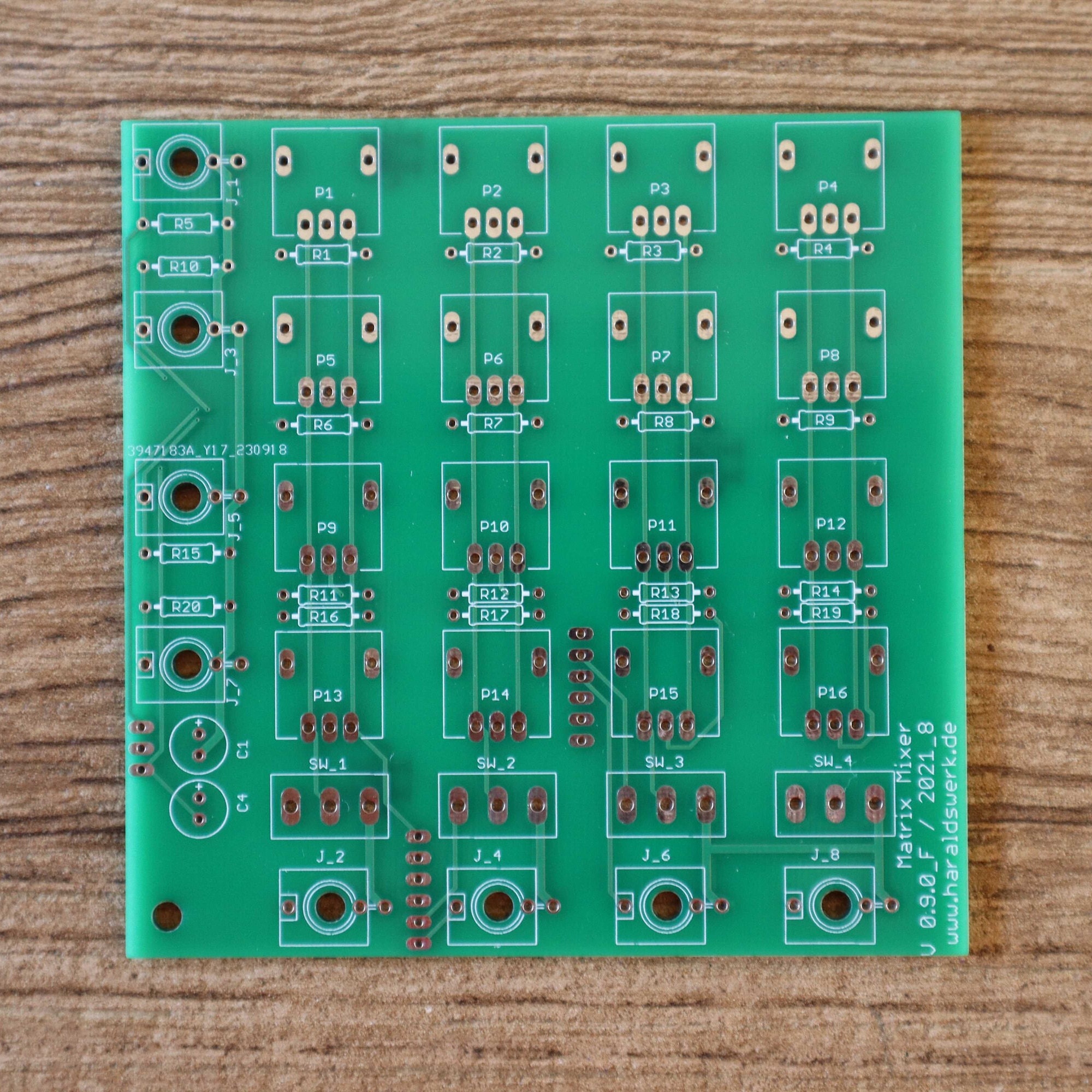 Matrix Mixer 4x4 Front Panel PCB Eurorack Module Synth DIY - Etsy