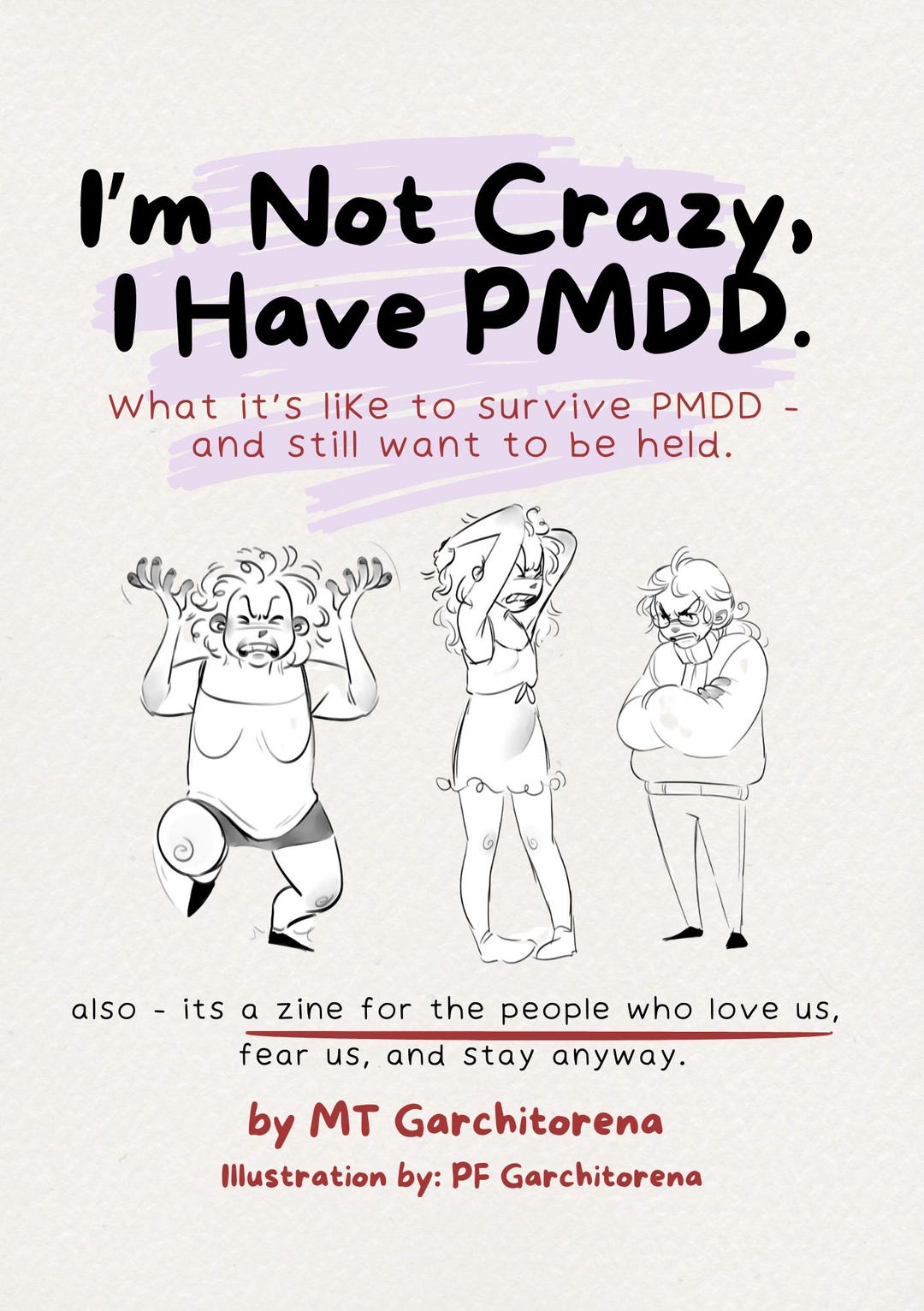 PMDD Survival Zine | Illustrated Guide, Chronic Illness Support - Etsy