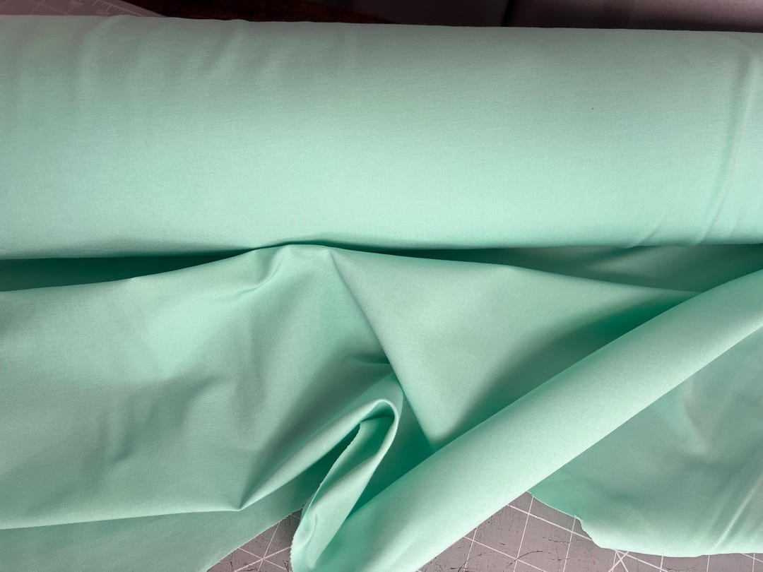 Bengaline Fabric, Mint Green, Pink, Price per Meter - Etsy