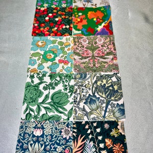50 Squares, Liberty Patchwork, Fabric Pack - Etsy
