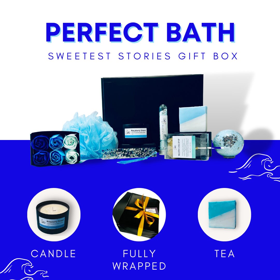 The Bath Gift Box, the Wish, Candle Gift Box, Book Gift Box, Friendship ...