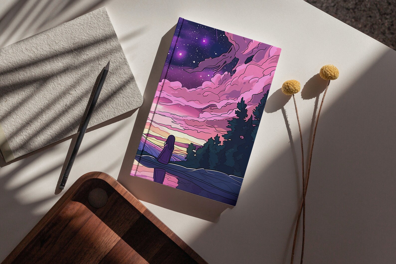 Cosmic Anime Journal A5 Anime Notebook Cosmic Blank Journal Lined Diary ...