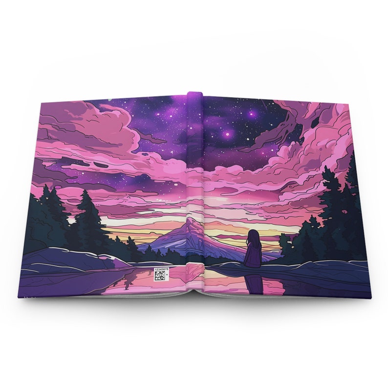 Cosmic Anime Journal A5 Anime Notebook Cosmic Blank Journal Lined Diary ...