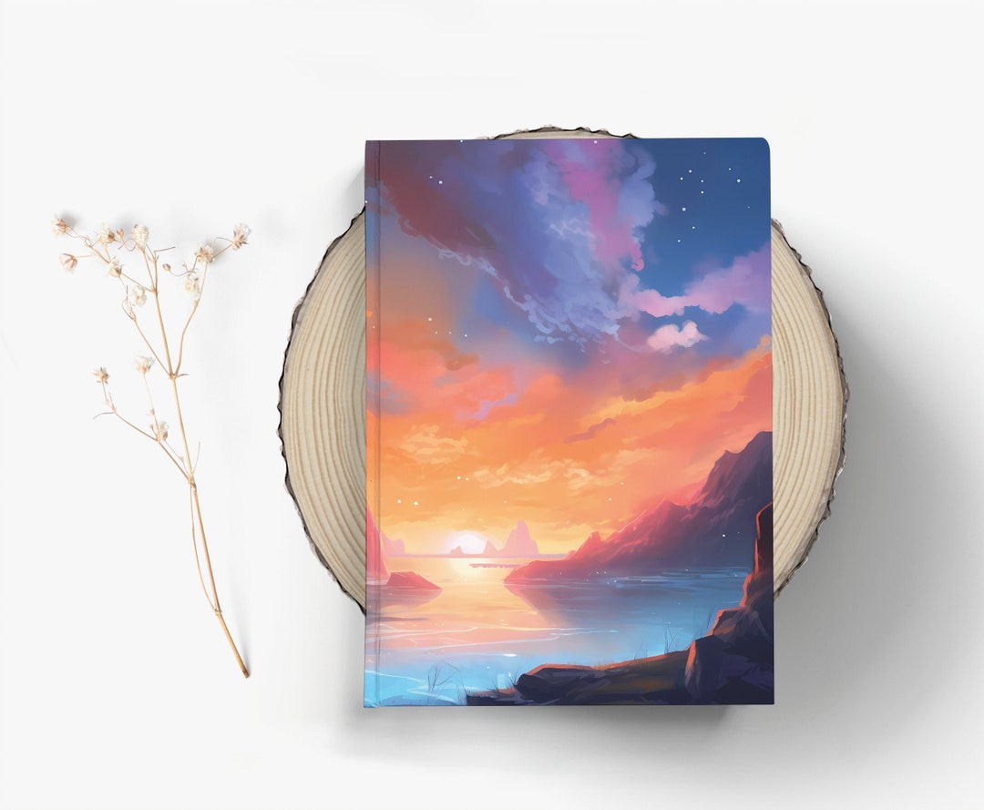 Magical Sunset Journal A5 Art Lined Journal A4 Notebook Art Magical ...