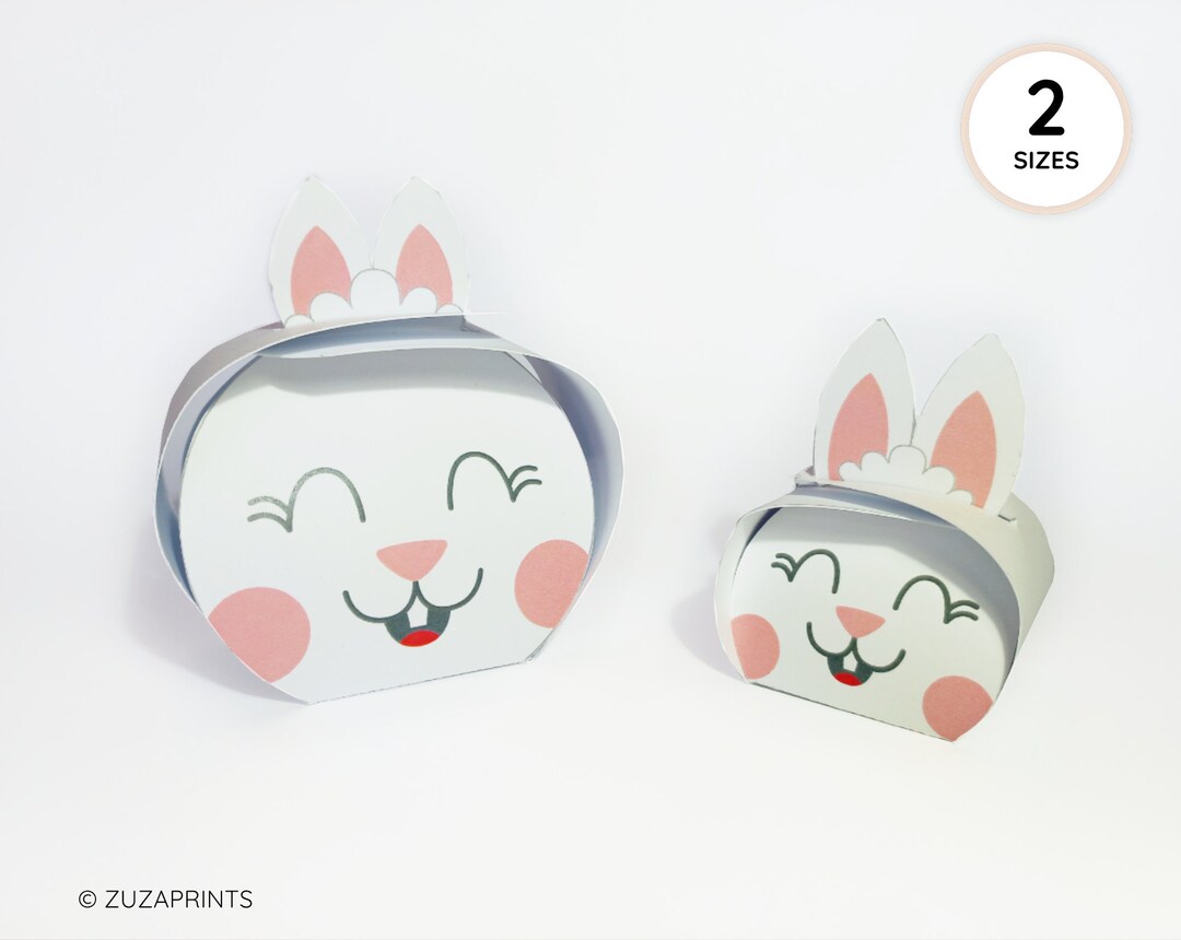 Easter Bunny Box, Easter Box, Bunny Box, DIY, PDF, Digital Print - Etsy