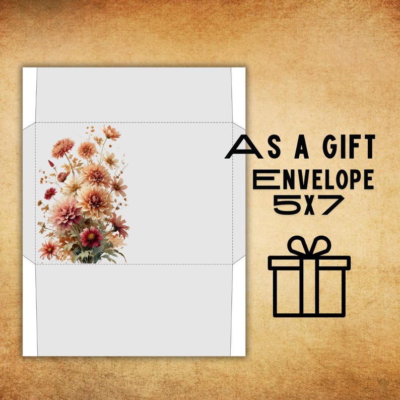 Dahlia Flower Greeting Card Set: Pastel Floral Design (PDF Download) - Etsy