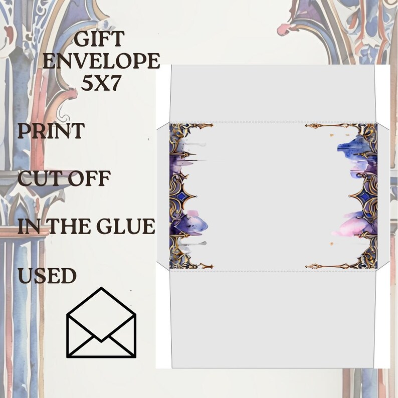 Gothic 19th Century Digital Stationery Set - Elegant PDF for Personal ...