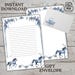 Elegant Black Horse Letter Paper – Printable Stationery, Equestrian ...
