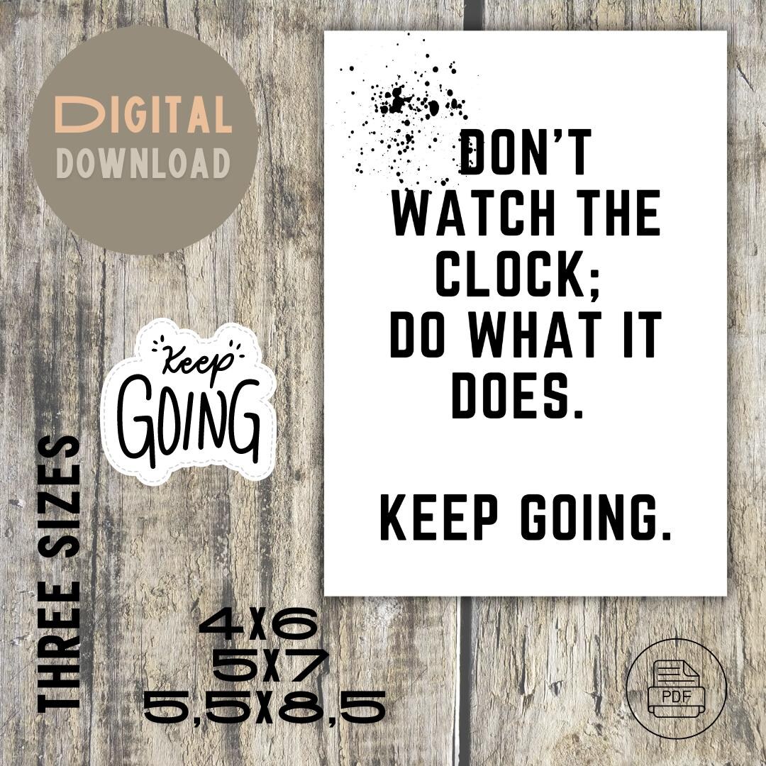 Powerful Greeting Printable Greeting Card, Available in 4x6, 5x7, 5.5x8 ...