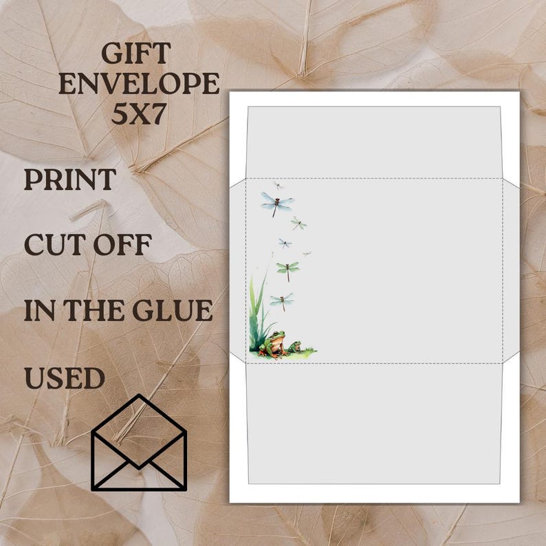 Frog Letter Printable Paper, Envelope | Cute Frog Stationery | Lined ...