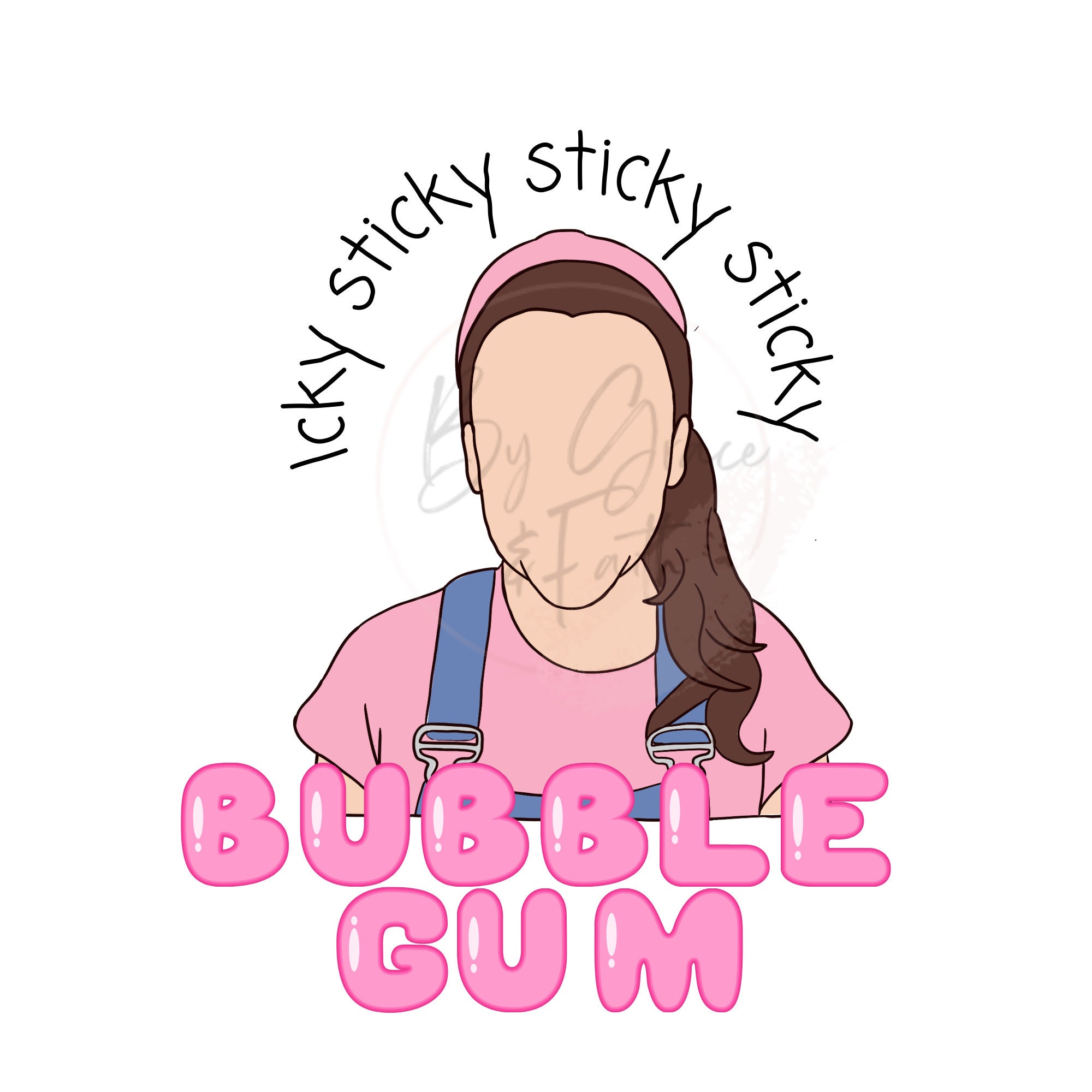Ms Rachel Png Ms Rachel Sublimation Icky Sticky Bubble Gum Png - Etsy