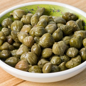 Pickled Caper Buds, Fresh Pickled Capers, Canned Capers in a Glass Jar ...