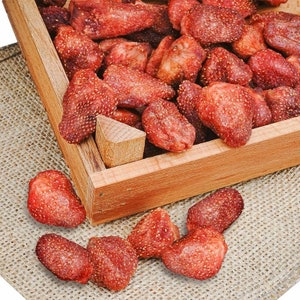 Organic Dried Strawberries, Homemade Dried Strawberries Without ...