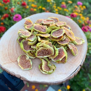 Organic Fig Chips, Sun Dried Fig Chips, No Added Sugar or Preservatives ...