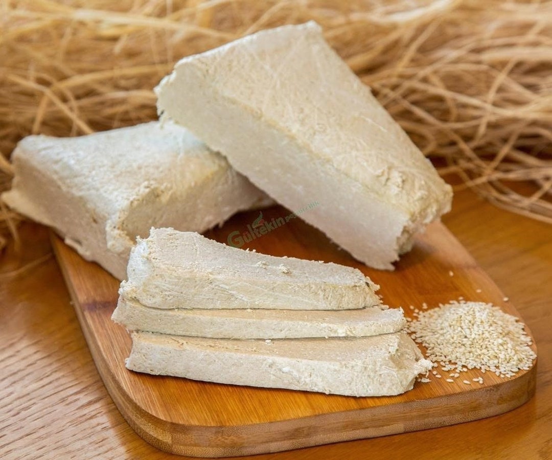 Plain Halva, Plain Tahini Halva, Traditional Desserts, Natural Fresh ...