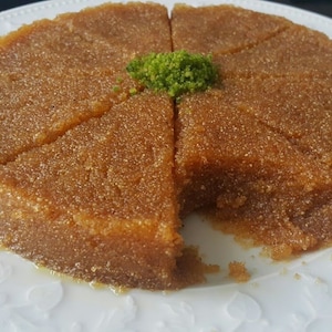 Famous Semolina Dessert, Homemade Pure Semolina Halva, Authentic ...