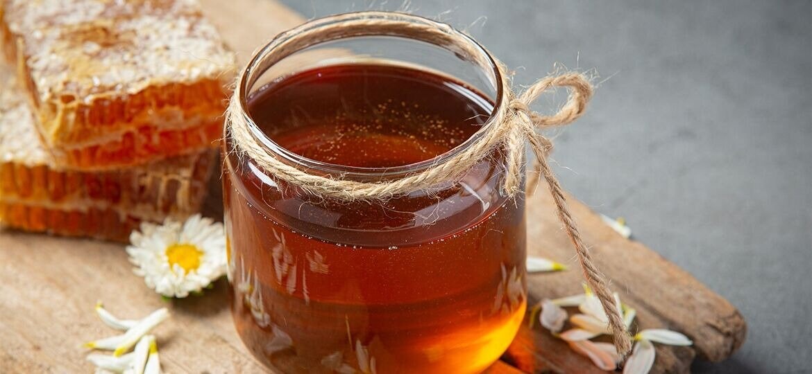 Organic Pine Honey, Pure Strained Pine Honey, Village Product Authentic ...
