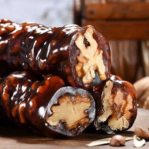 Soudjouk With Walnut Molasses, Homemade Pure Sausage Dessert, Village ...