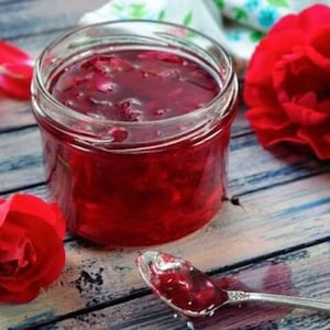 Organic Rose Jam, Homemade Pure Rose Jam, Village Product Authentic ...